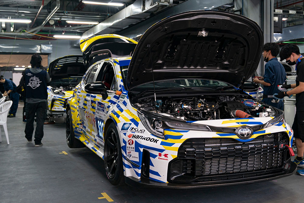 ขั้นตอนเติมไฮโดรเจน รถแข่ง GR COROLLA H2